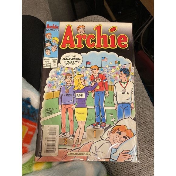 Archie | Other | Archie Comic Archie 5 Decarlo Kissing Olympics Cover ...